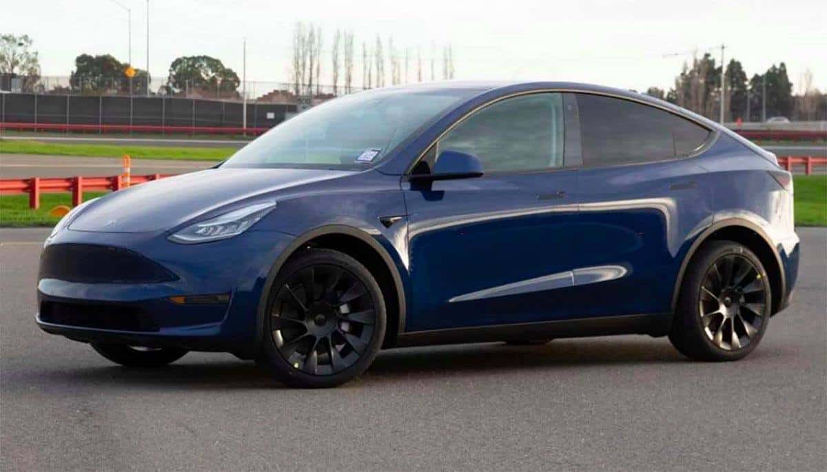Primera foto del Tesla Model Y definitivo de producción. Es precioso