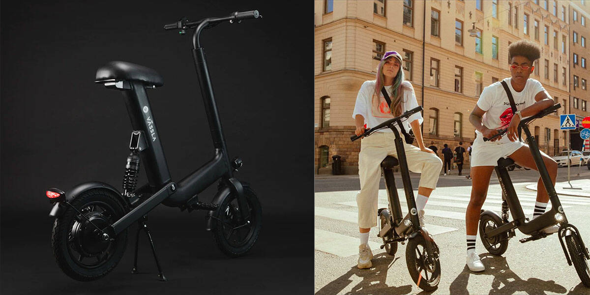 Vässla Bike, un vehículo eléctrico mitad patinete y mitad bicicleta