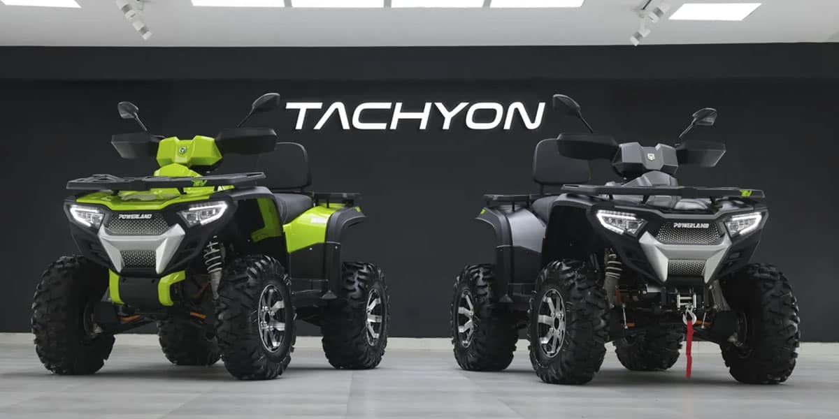 La india Powerland ATV presenta su ATV eléctrico Tachyon
