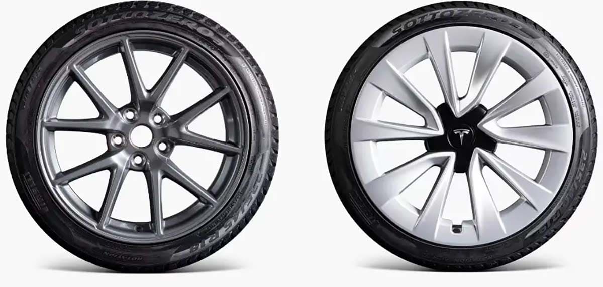 Estas son las nuevas llantas en el nuevo Tesla Model 3 (Hihgland)